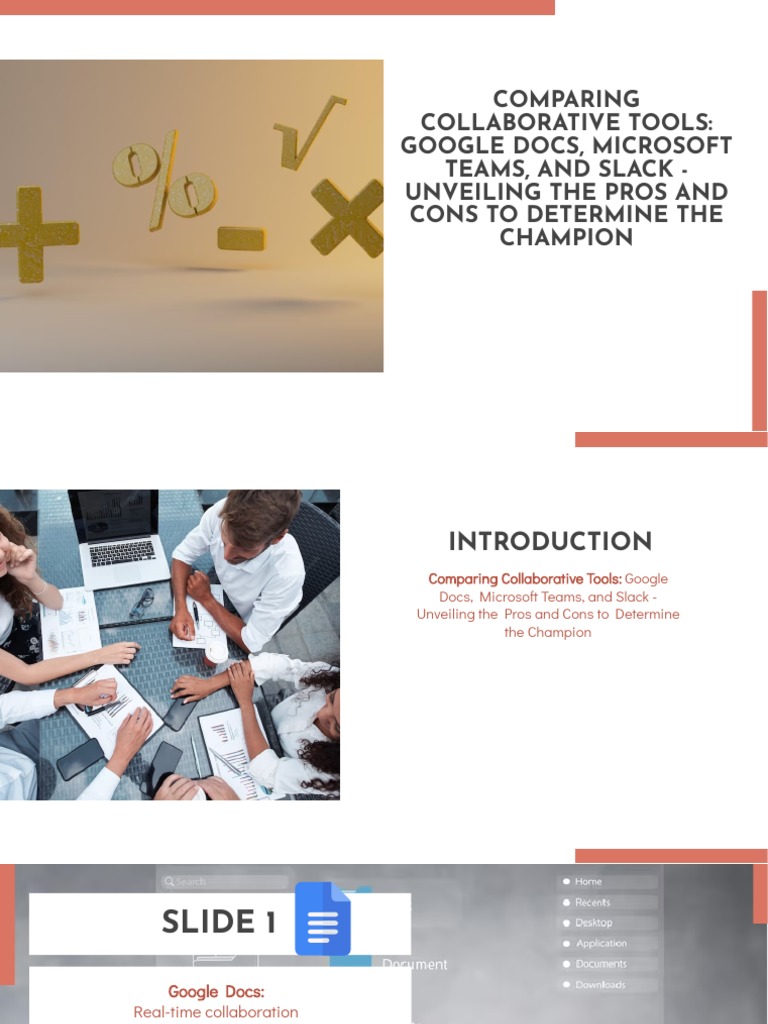 Wepik Comparing Collaborative Tools Google Docs Microsoft Teams and ...