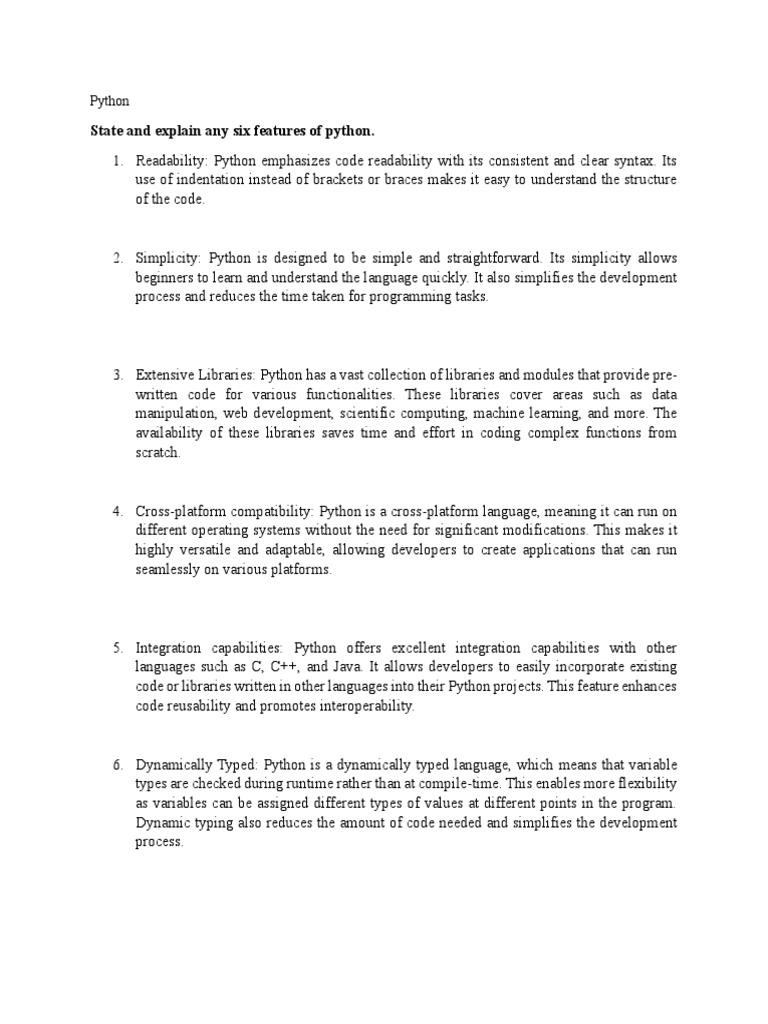 Python Ans | PDF | Control Flow | Command Line Interface