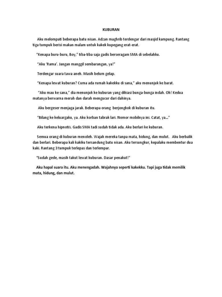 Contoh Fiksi Mini | PDF