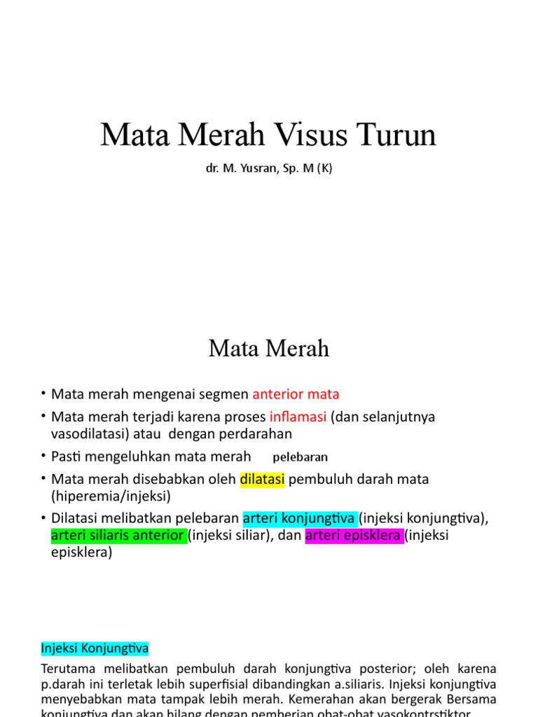 Mata Merah Visus Turun | PDF