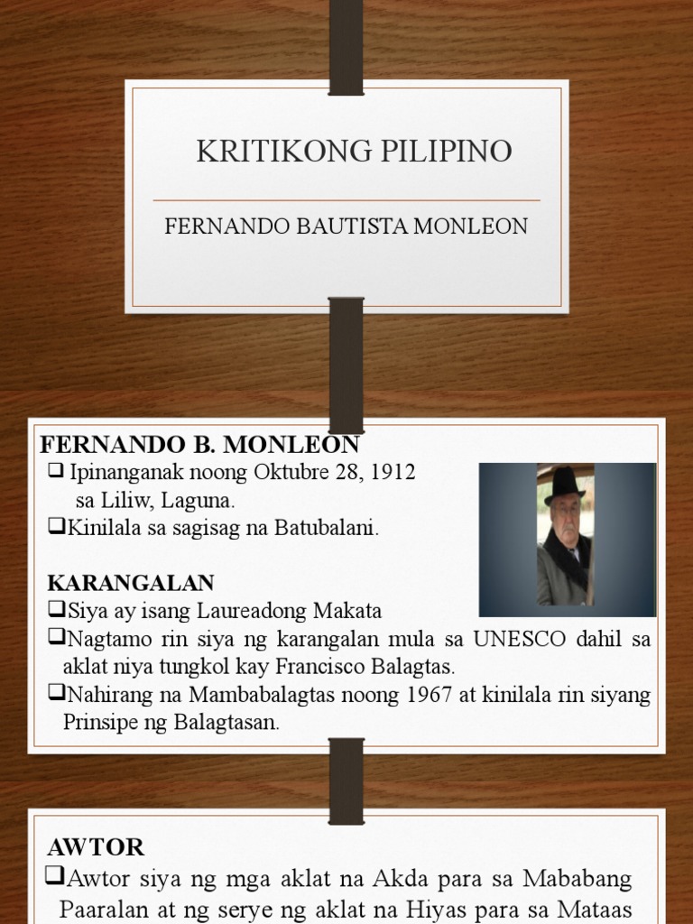 KRITIKONG-PILIPINO Monleon | PDF