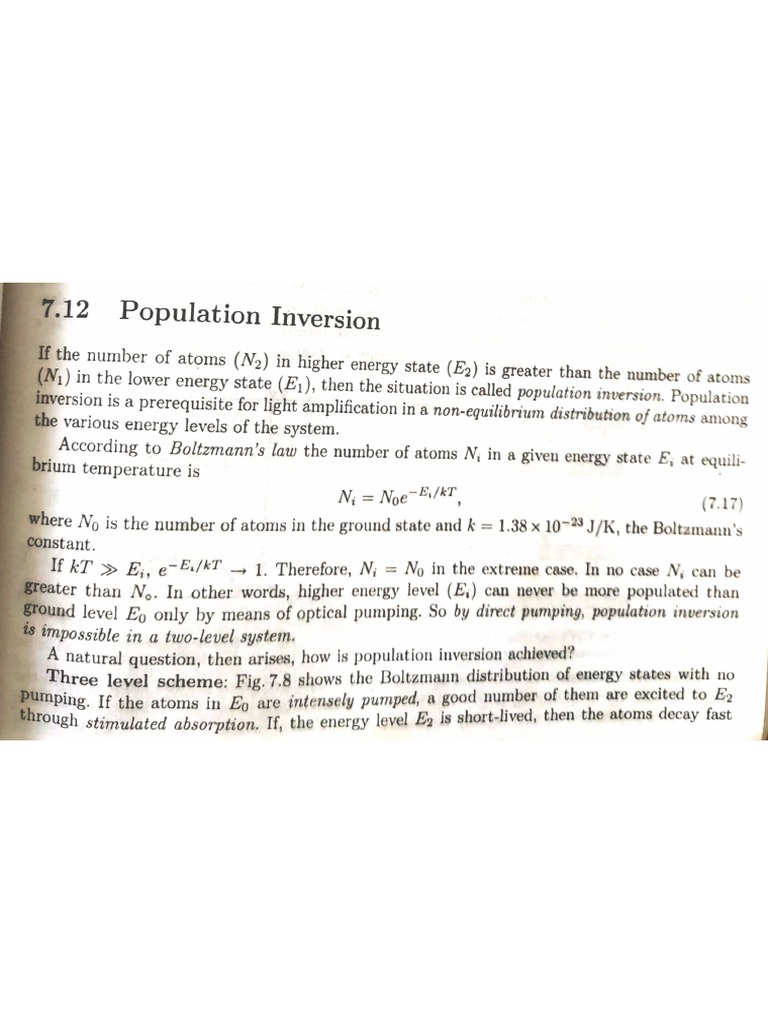 3 Population Inversion Pdf