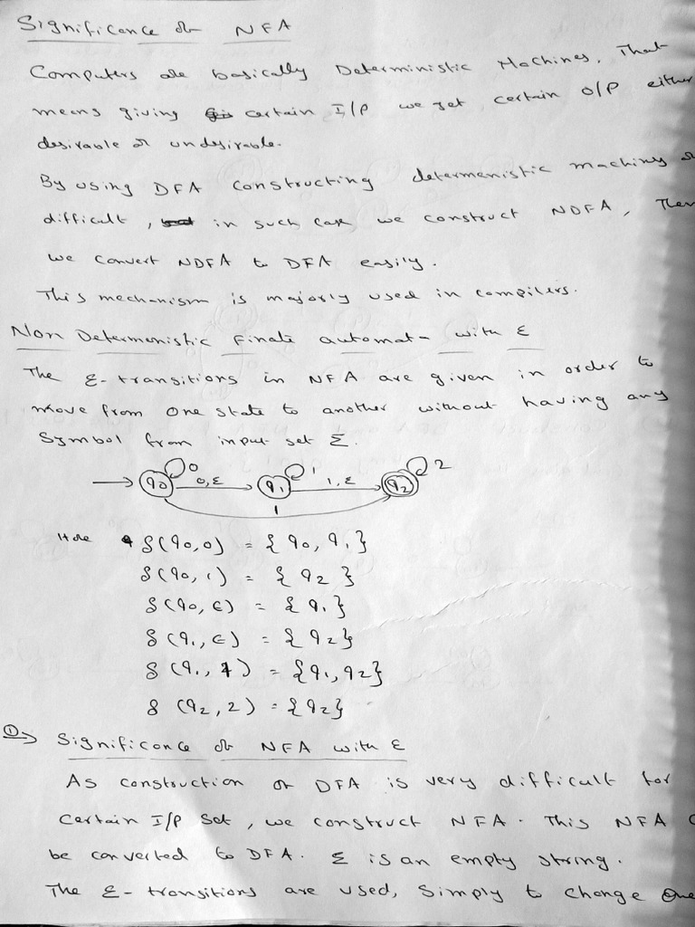 02 Conversion of Nfa With Epsilon To Nfa Without Epsilon | PDF 02 Conversion of Nfa With Epsilon To Nfa Without Epsilon | PDF