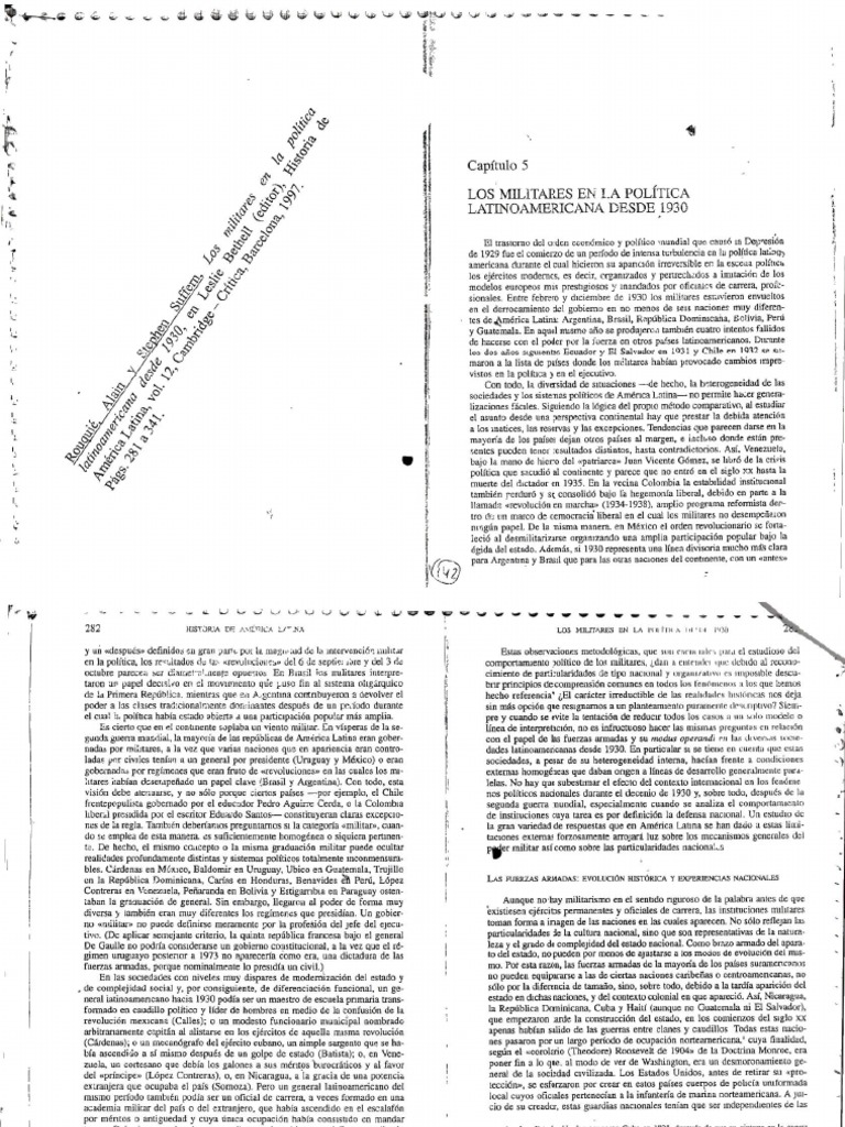 OCR 6 - Rouquié, Alain y Stephen Suffern, "Los Militares en La Política ...