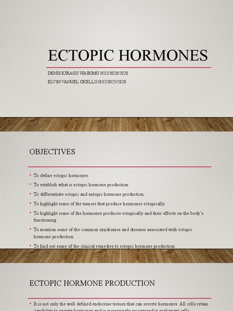 Ectopic Hormone Production Overview | PDF | Adrenocorticotropic Hormone ...