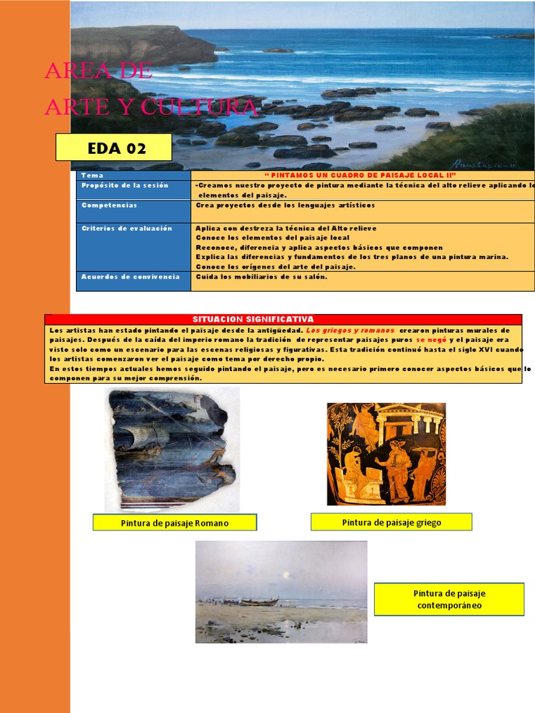 Ficha de Arte I | PDF | Paisaje | Pinturas