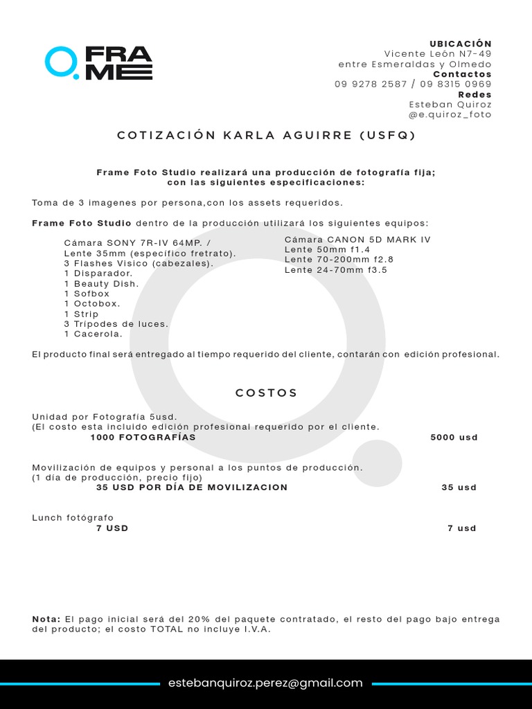 Proforma | PDF | Imagen