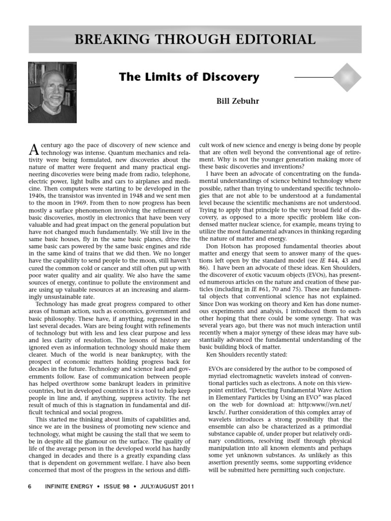 Ken Shoulders and Exotic Vacuum Objects | PDF | Nuclear Physics | Electron
