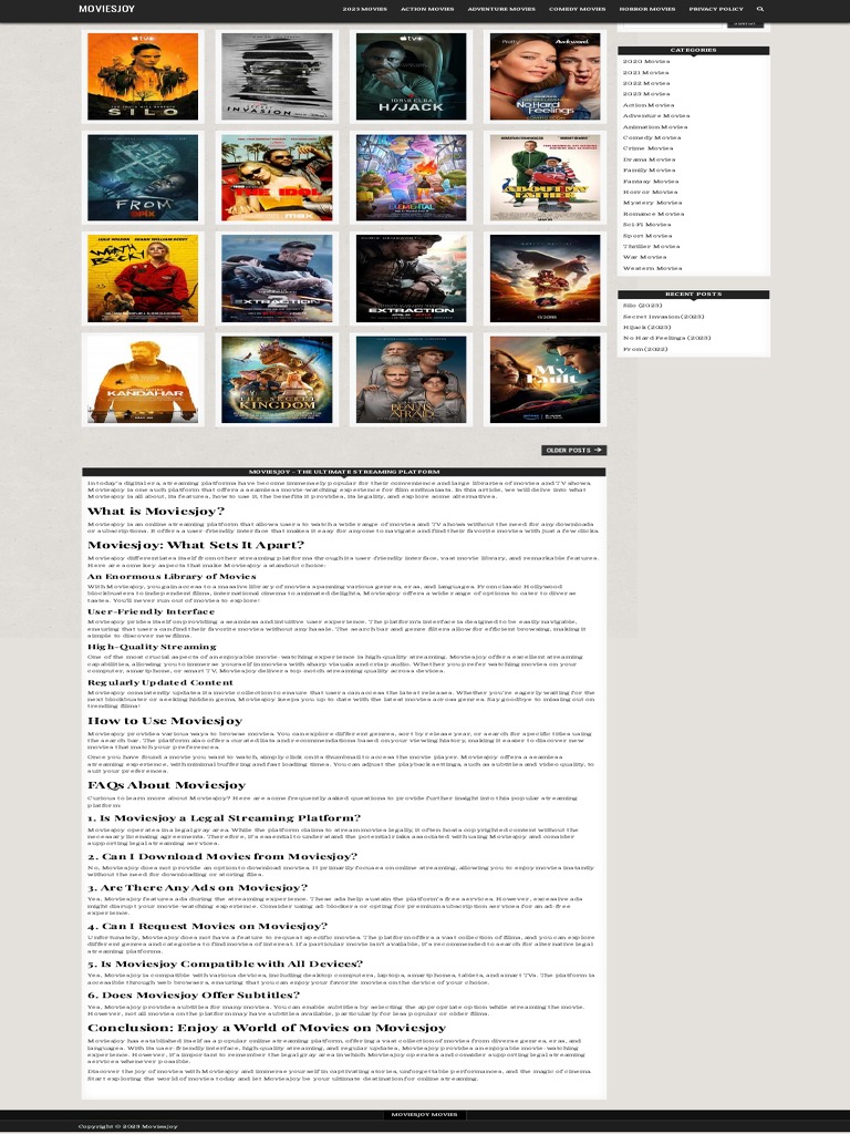 Moviesjoyplus To | PDF | Streaming Media | Computing