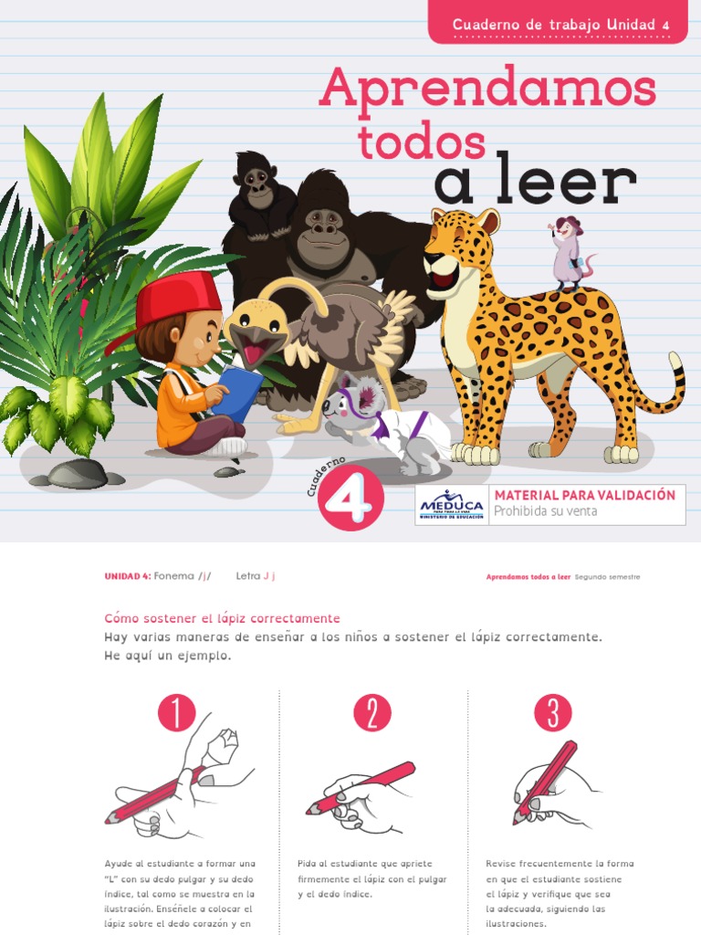 UNIDAD 4_APRENDAMOS A LEER | PDF