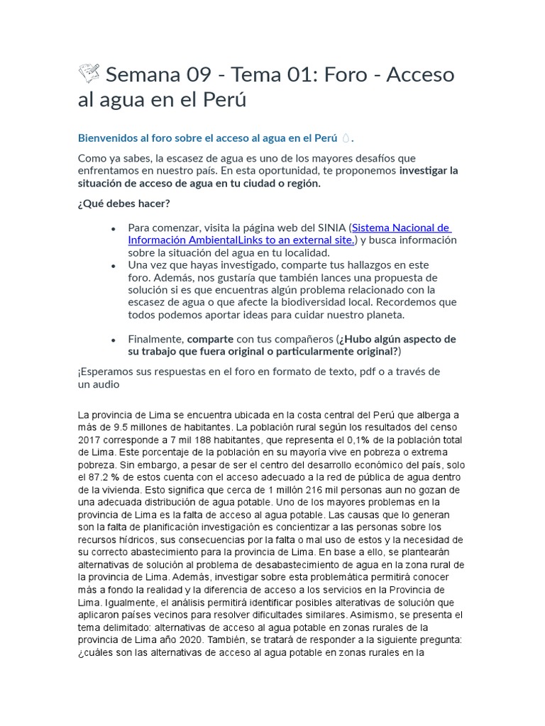 ? Semana 09 | PDF | Agua | Río