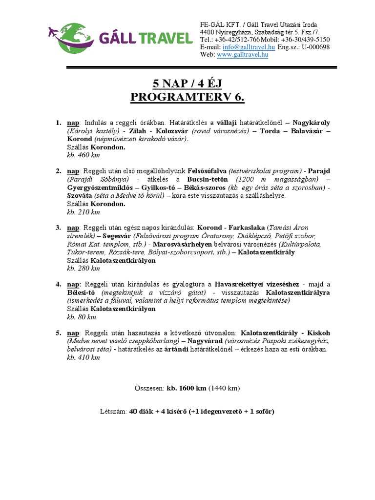 Hat Rtalanul-Programterv - PDF Filename UTF-8''Határtalanul-Programterv | PDF
