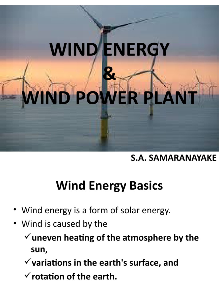 Wind Energy | Download Free PDF | Wind Turbine | Earth