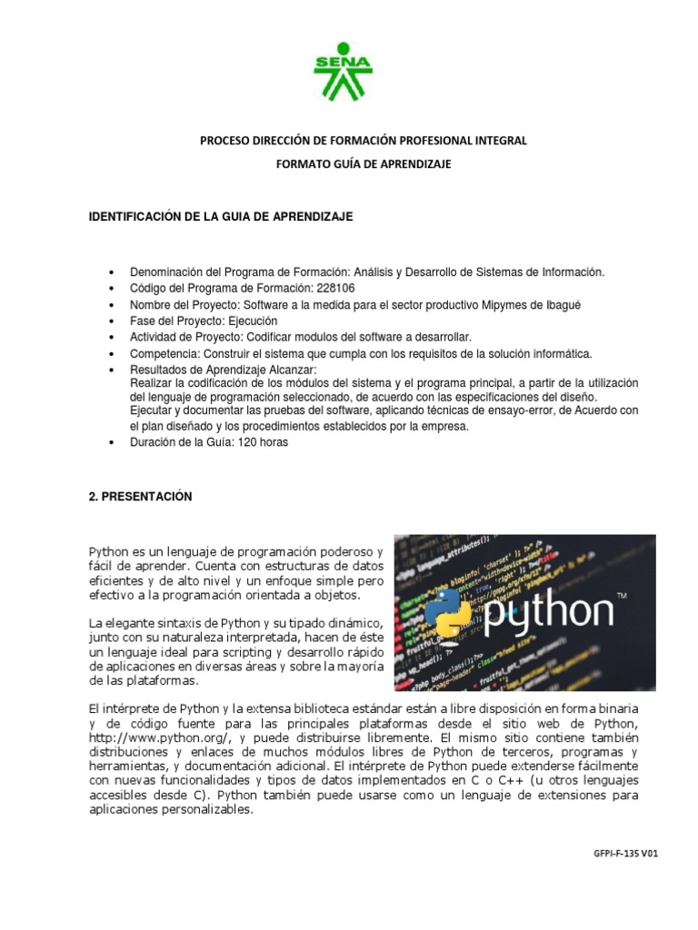 GFPInFn135nGUIAnDEnAPRENDIZAJEnPYTHON 69646e5a84a9ecf | PDF | Lenguaje de programación ...