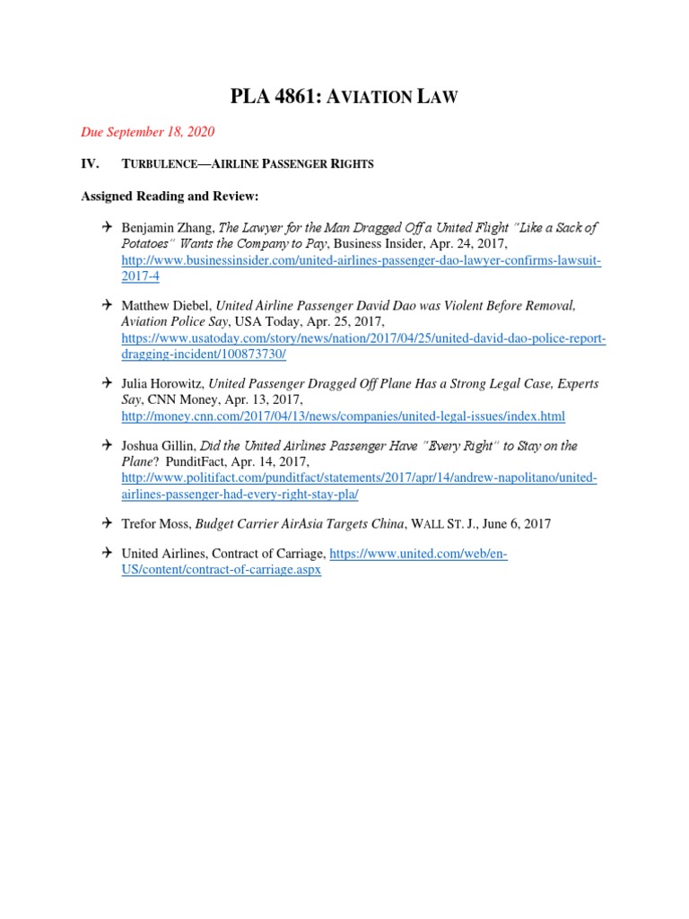 Airline Passenger Rights Guide | PDF | United Airlines | Aviation