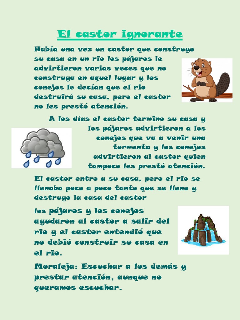 El Castor Ignorante | PDF | Poesía