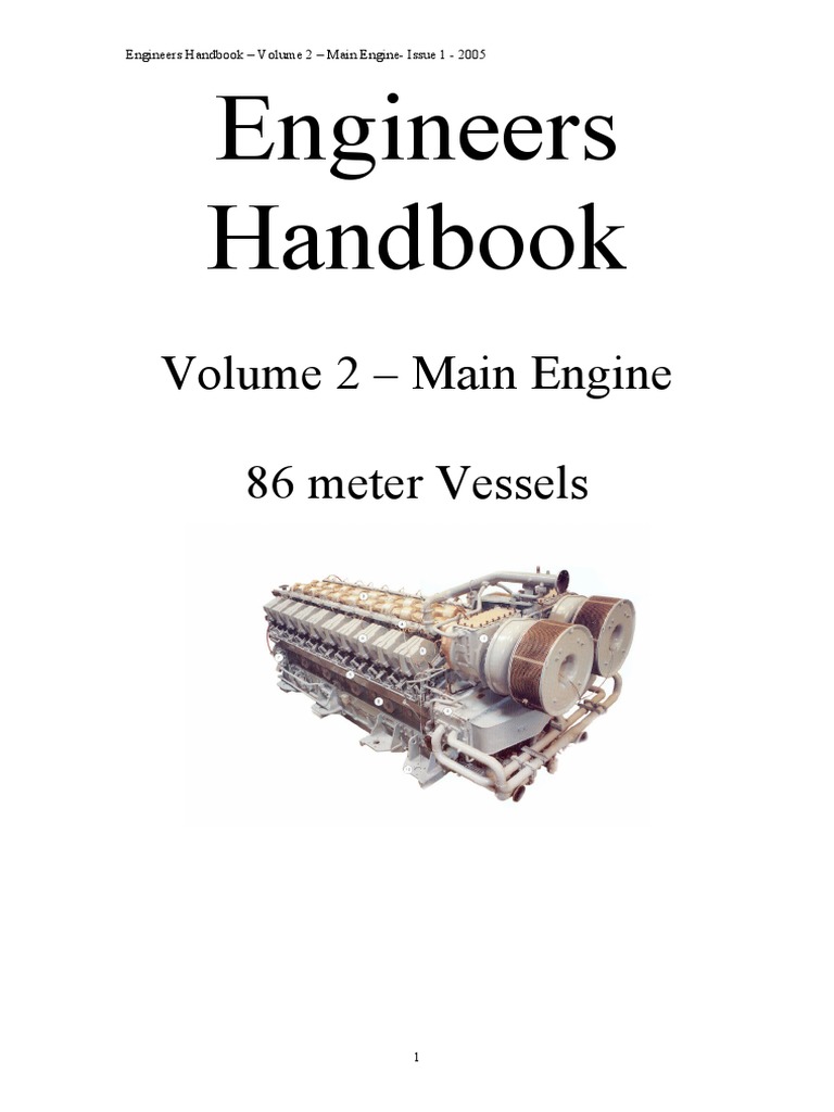 86m Engineers Handbook V.2 Main Engines - Issue 1 2005 | PDF ...