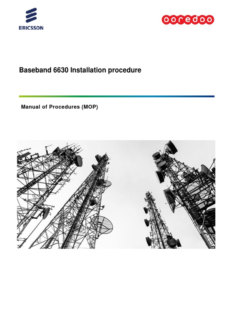 Baseband 6630 Installation Procedures - MOP | PDF | Power Supply ...