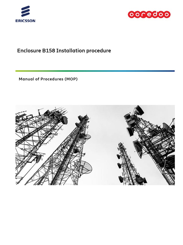 Enclosure B158 Installation Procedure - MOP | PDF | Electrical ...