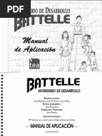 Prueba de Desarrollo Battelle: Ficha Técnica | PDF