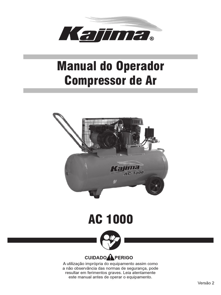 Manual Compressor de Ar AC 1000 - V2 | PDF | Motores | Pressão