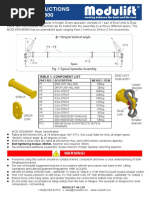 Modulift Spreader Beams Product Catalogue | PDF