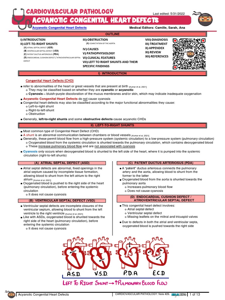 10130260 - Cardiovascular Pathology - 026 ] Acyanotic Congenital Heart ...