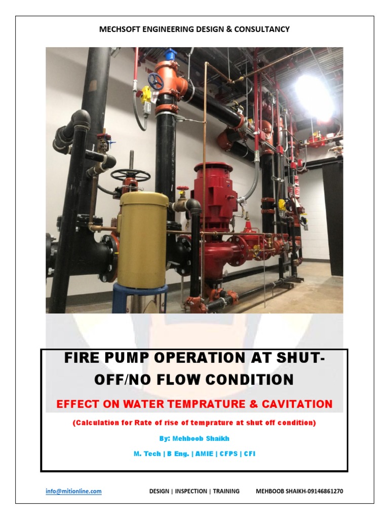 Fire Pump Shut Off Operation 1682811247 | PDF | Pump | Water