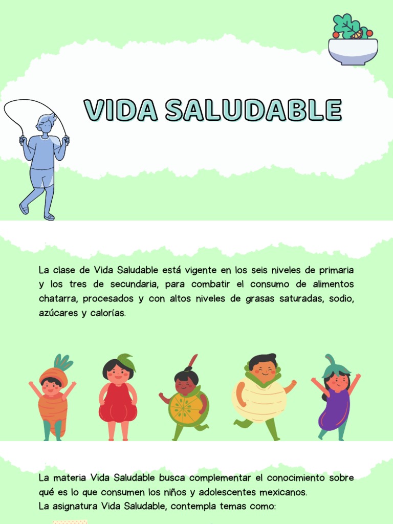 Vida Saludable | PDF | Enseñando | Educación Física
