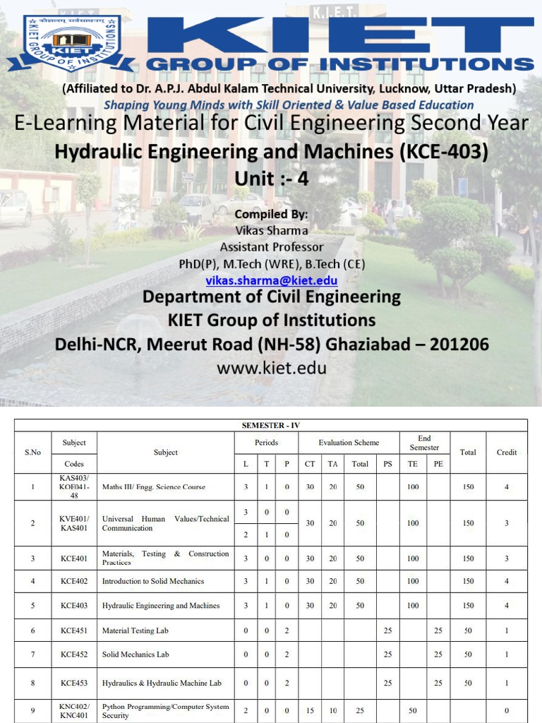 HEM Unit 4-Merged | PDF | Pump | Civil Engineering
