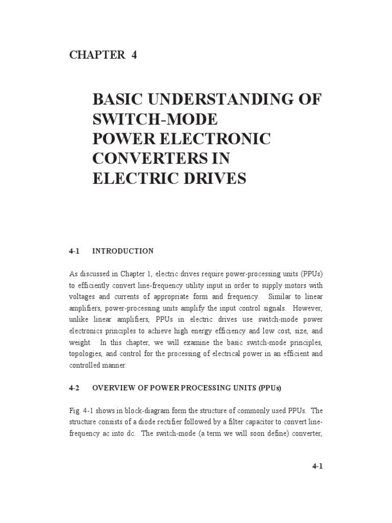 Electric - Drive Chap4 Part2 | PDF | Rectifier | Amplifier