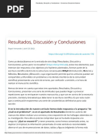 Análisis y Discusión de Resultados en Tesis | PDF | Cognición | Science