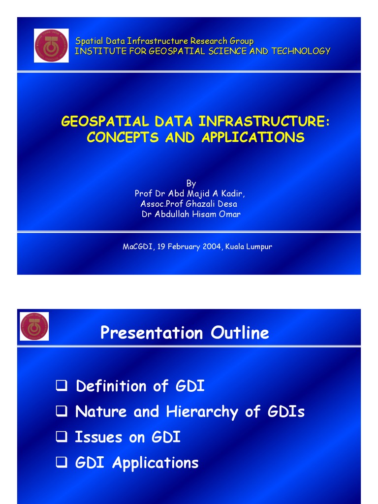 Geospatial Data Infrastructure: Concepts and Applications | PDF ...