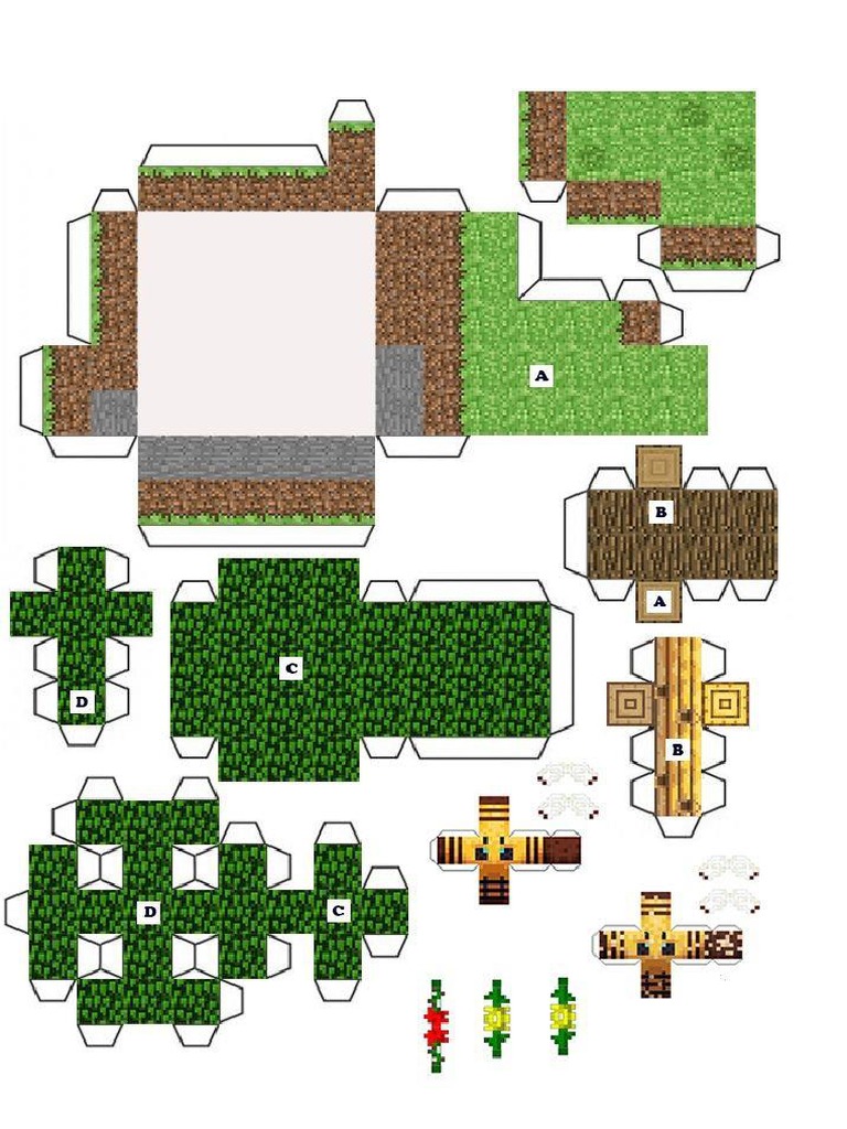 Mundo Minecraf Armable | PDF