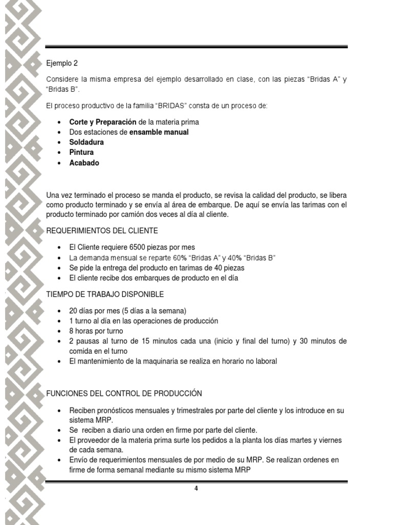 Ejemplo VSM 2 | PDF | Tiempo de trabajo