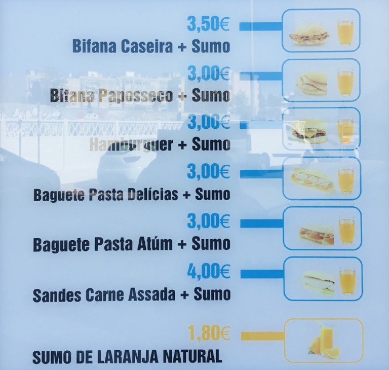 Pastelaria Venezuela Menu | PDF