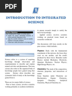 Introduction To Integrated Science | PDF | Science | Methodology