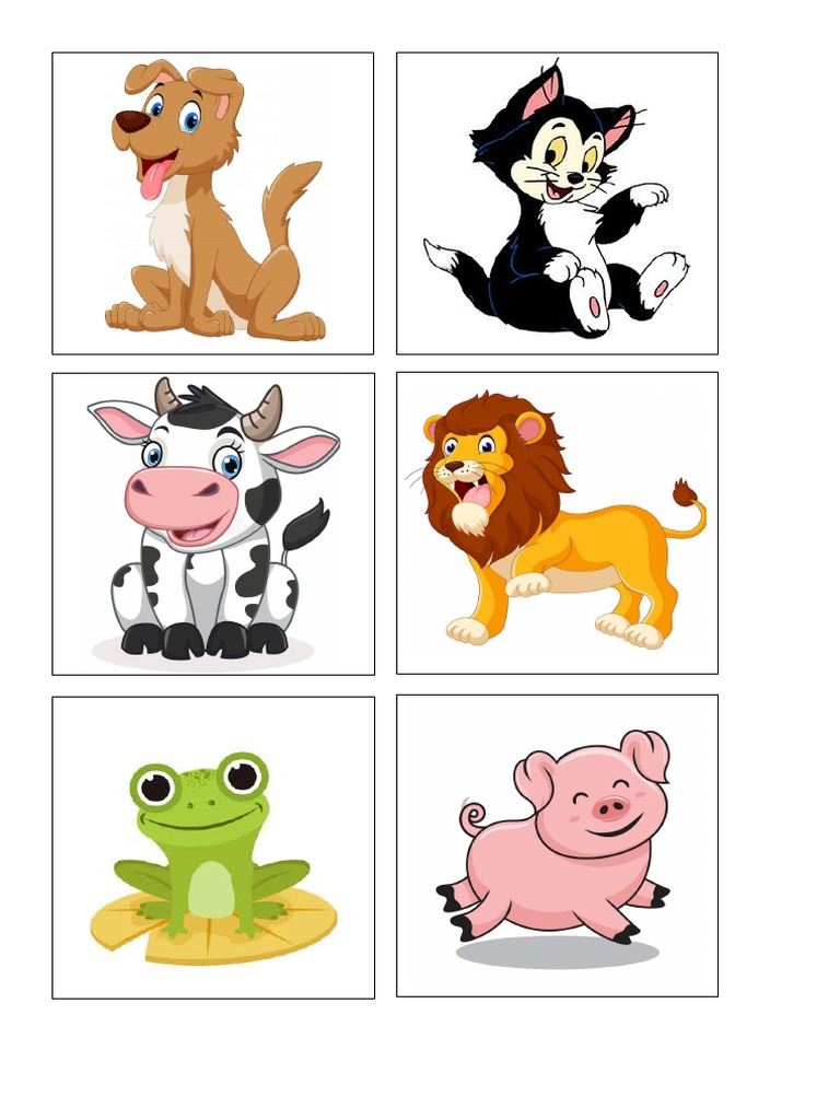 Tarjetas Sonoras de Animales | PDF