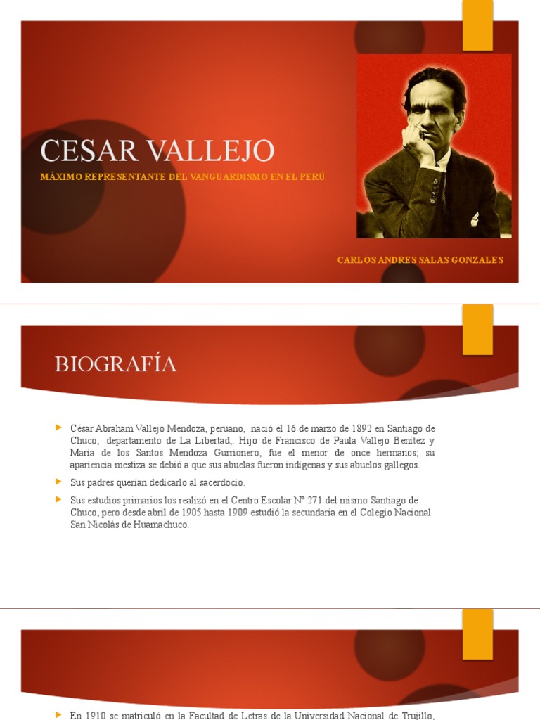 Cesar Vallejo Carlos Salas | PDF