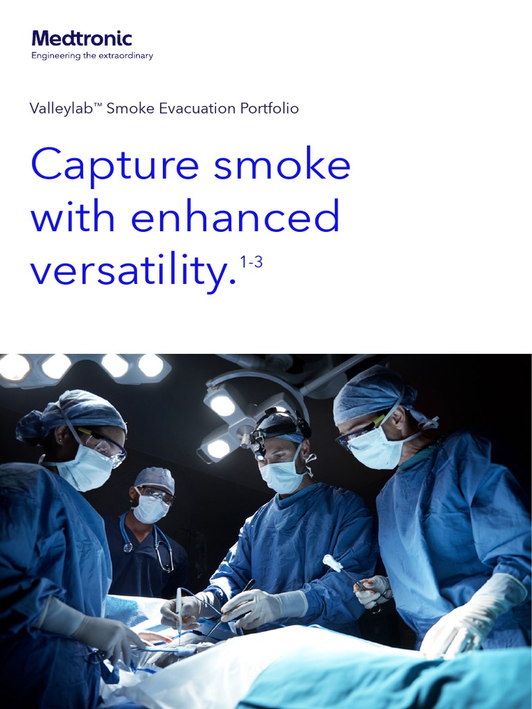 Valleylab Smoke Evacuation Brochure | PDF | Surgery | Smoke