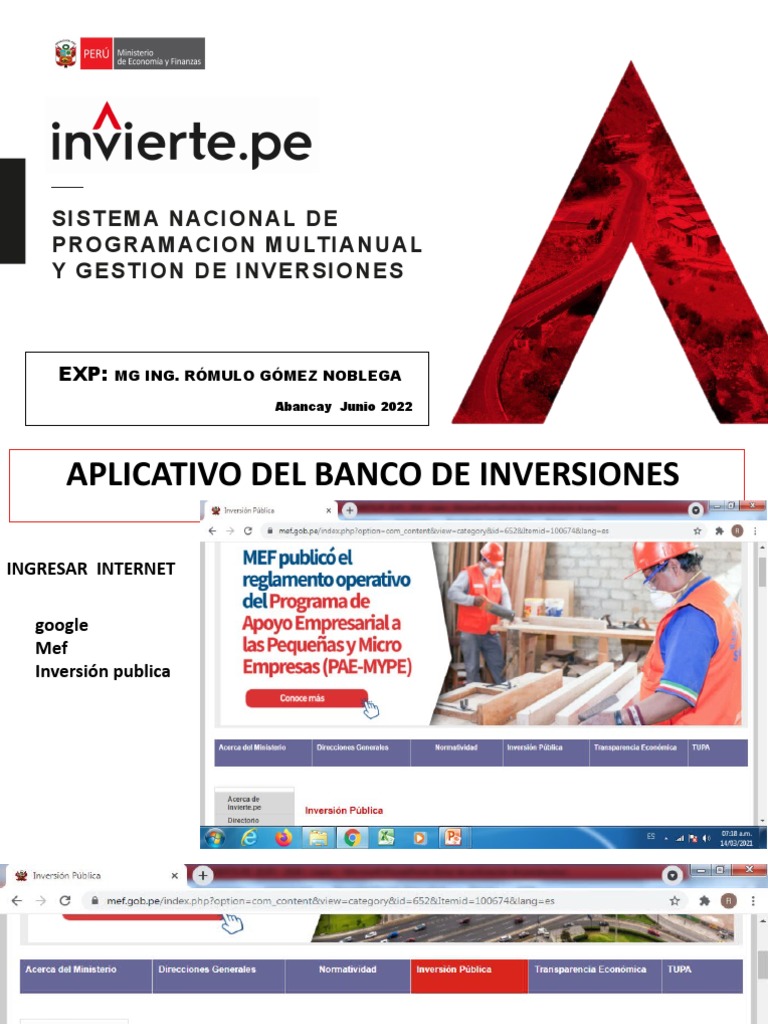 Aplicativo del Banco de Inversiones | PDF | Negocios