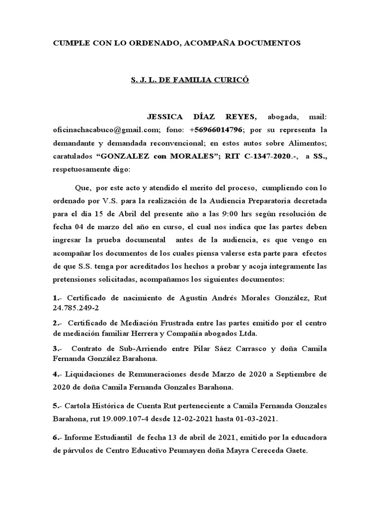 Acompaña Documentos AP | PDF | Derecho