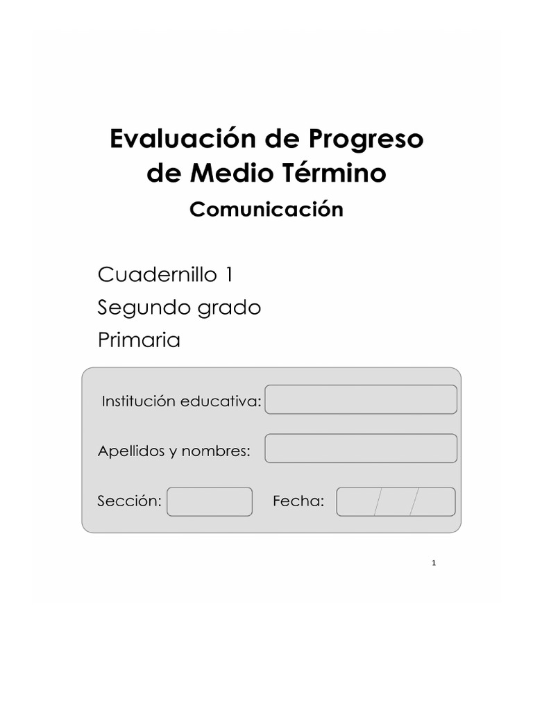 2° Prim Lectura Cuadernillo 1 Ok | PDF | Crecimiento personal y profesional | Relaciones ...