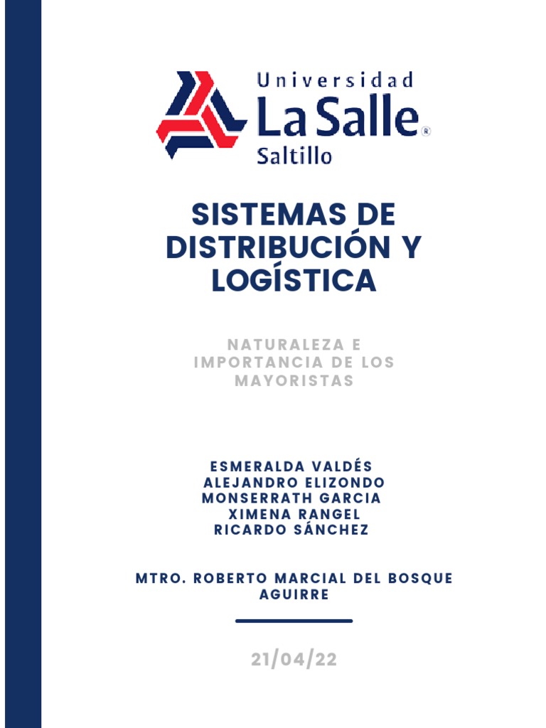 Importancia y Tipos de Mayoristas | PDF | Al por menor | Mercado (economía)