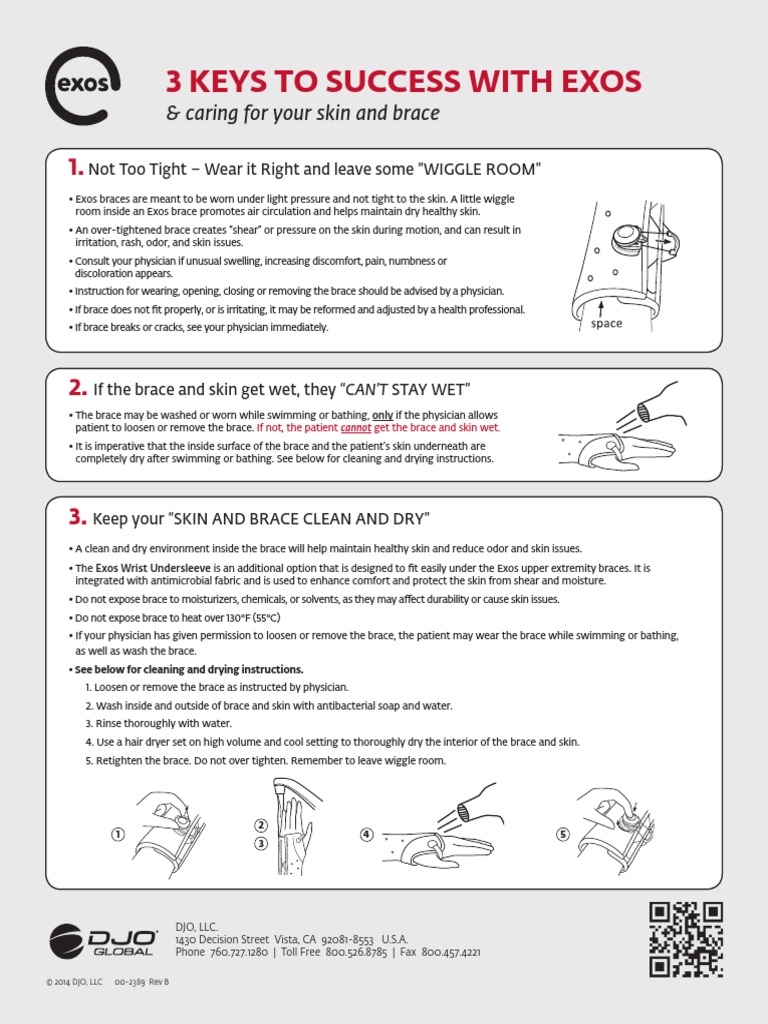 1580_Exos_Patient_Instruction_Sheet | PDF