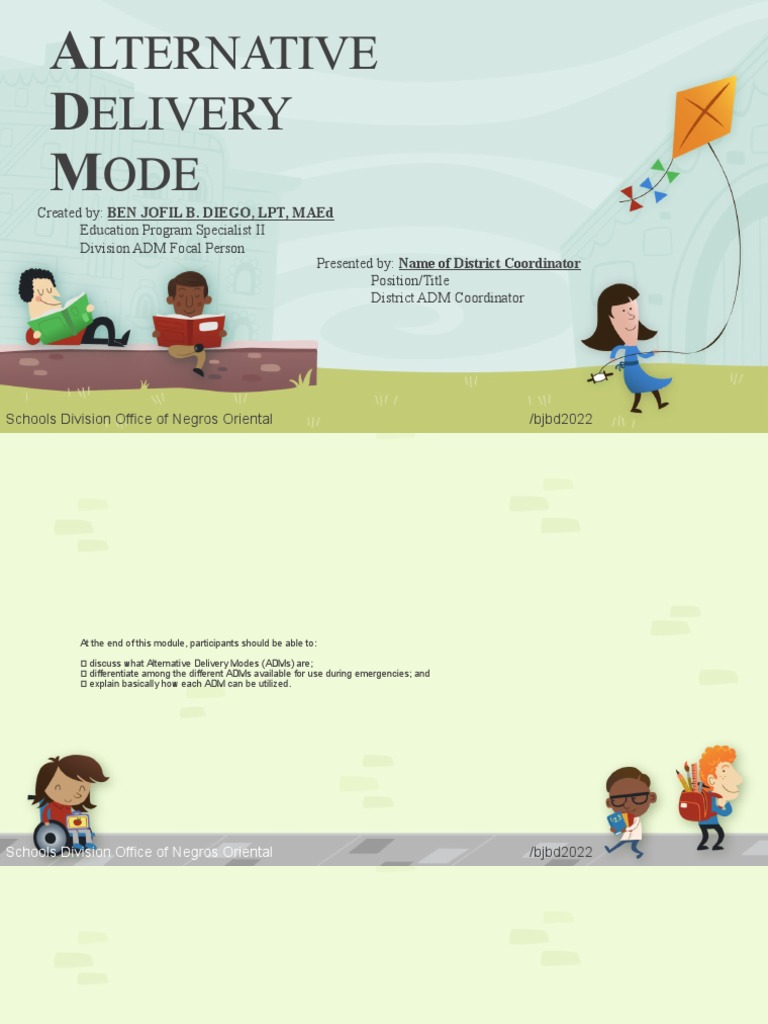 Alternative Delivery Mode Updates | PDF | Homeschooling | Schools