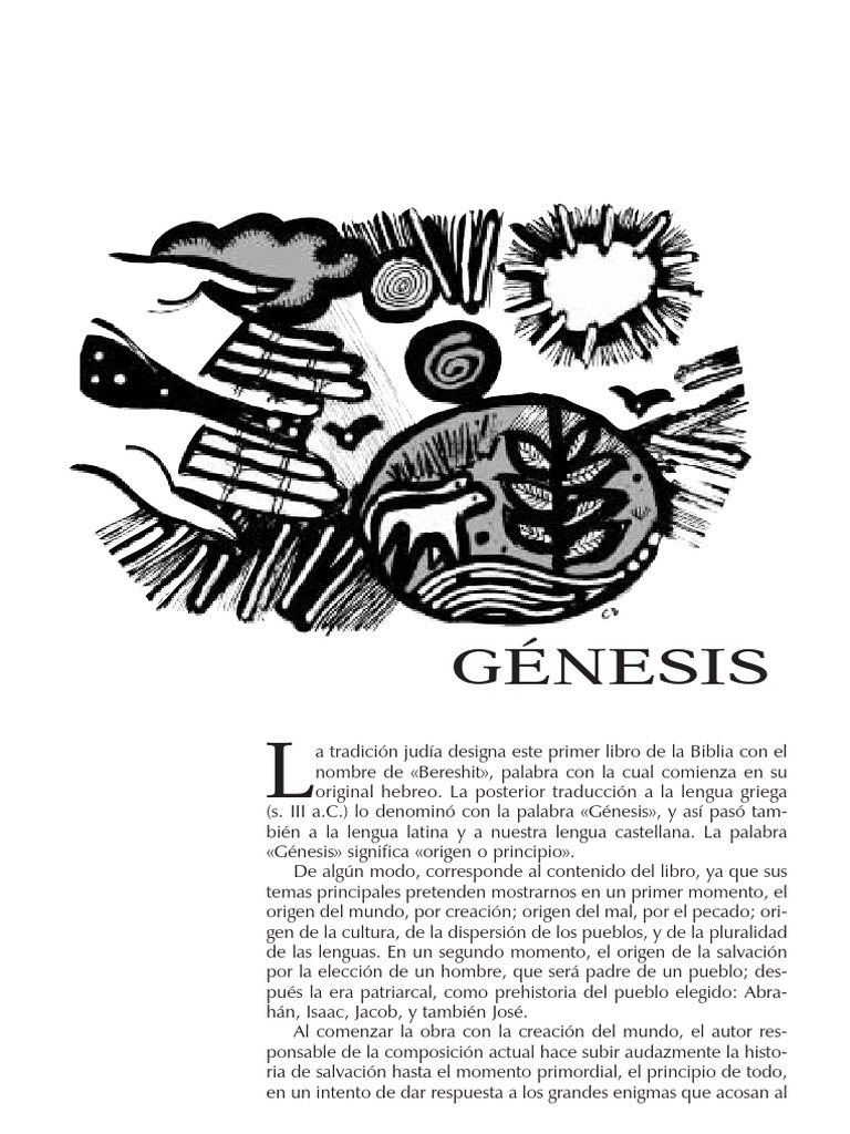 Genesis 1st 2 | PDF | Libro del Génesis | Narrativa de la creación del ...