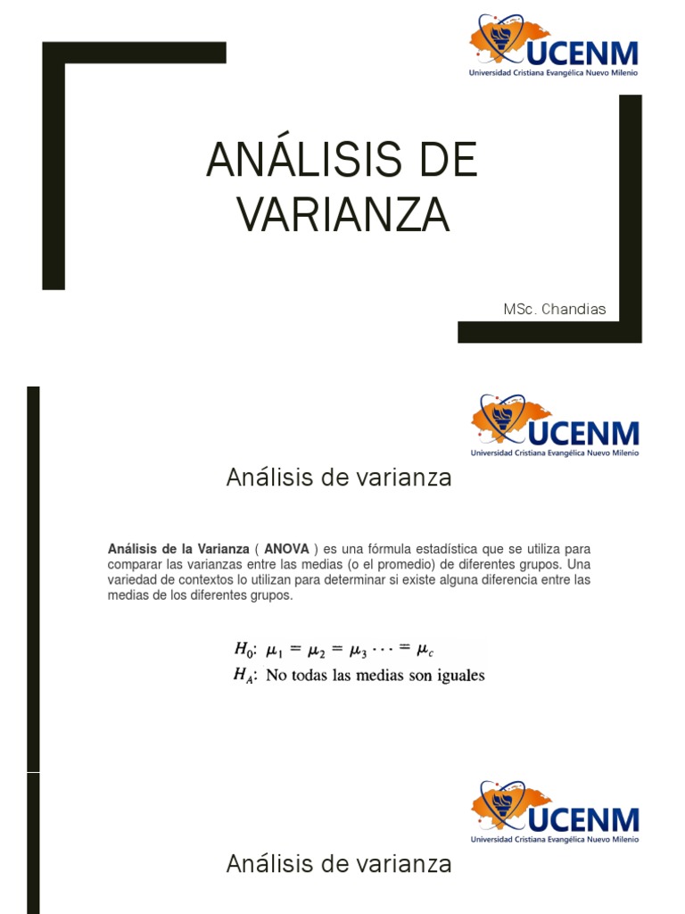 Analisis de Varianza | PDF