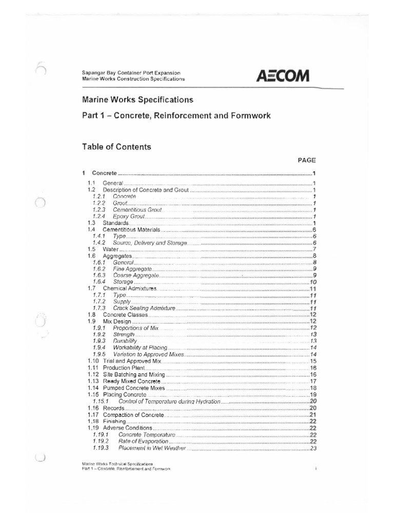 Aecom Concrete | PDF