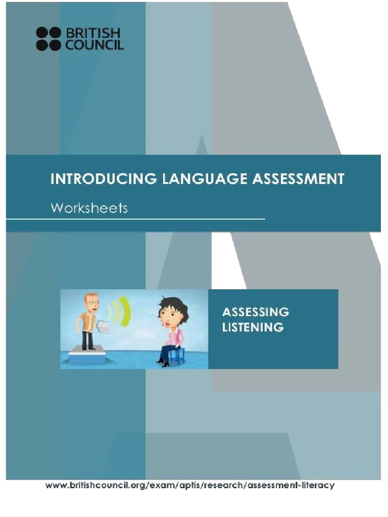 assessing_listening_worksheet 1 | PDF | Understanding | Learning
